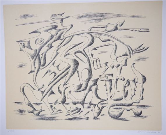 Pierre Jean de Maria | Surrealist composition (42) | MutualArt