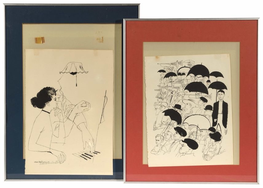 David Stone Martin | The Drummer, Buddy Rich (1980) | MutualArt