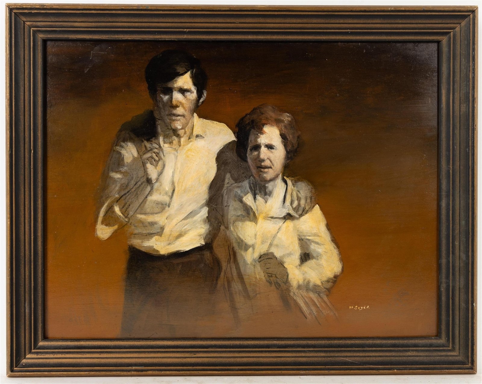 Moses Soyer | four dancers (1958) | MutualArt