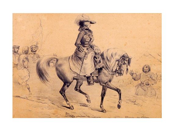 Russian School, 19th Century | A RUSSIAN SCHOOL PENCIL AND INK DRAWING ...
