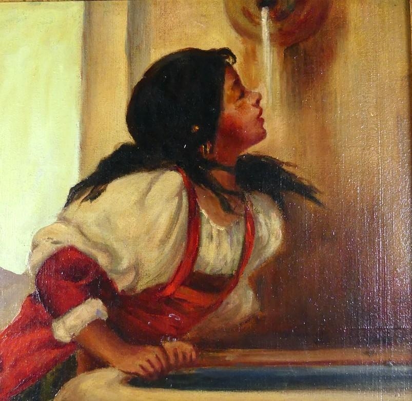 Léon Bonnat | Popolana Alla Fontana | MutualArt