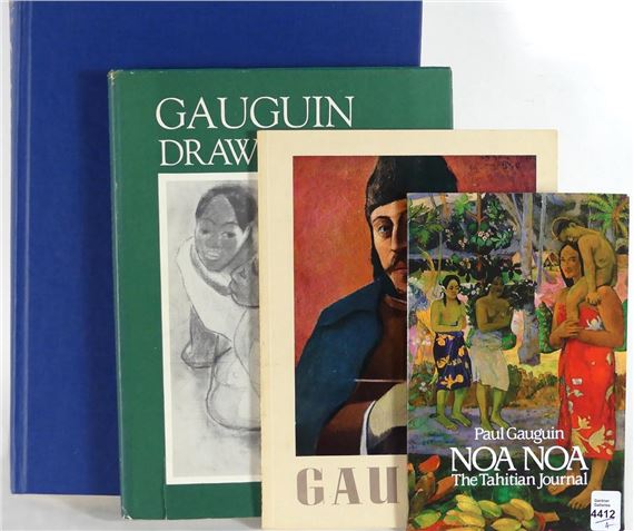 Paul Gauguin | Four volumes related to Paul Gauguin paintings and ...