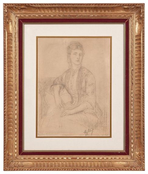 Alexandre Cabanel | Study for a Portrait of a Woman | MutualArt