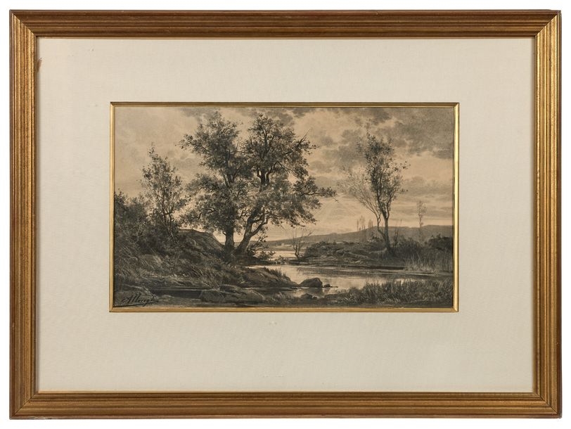 Auguste Allonge | Clearing effect on the valley | MutualArt