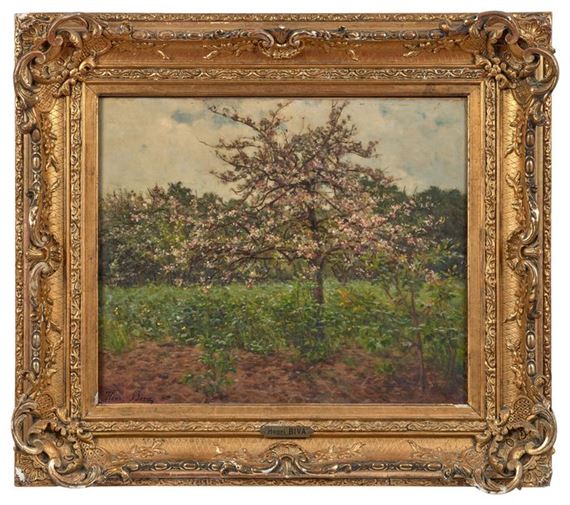 Henri Biva | Orchard in spring | MutualArt
