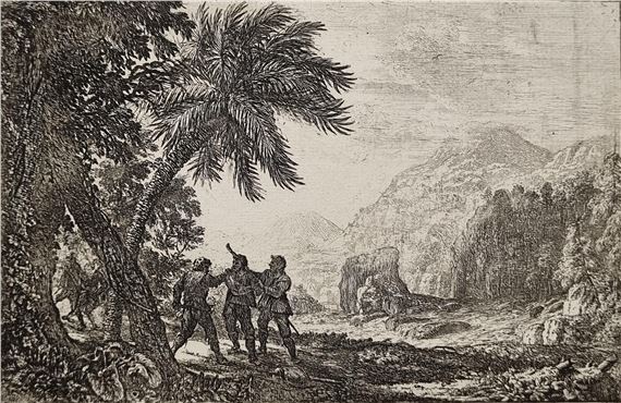 Claude Lorrain | 'Scene de Brigands' (The Brigands) (1633) | MutualArt