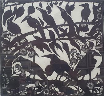 Bruce Goold | “Currawongs” (1980) | MutualArt
