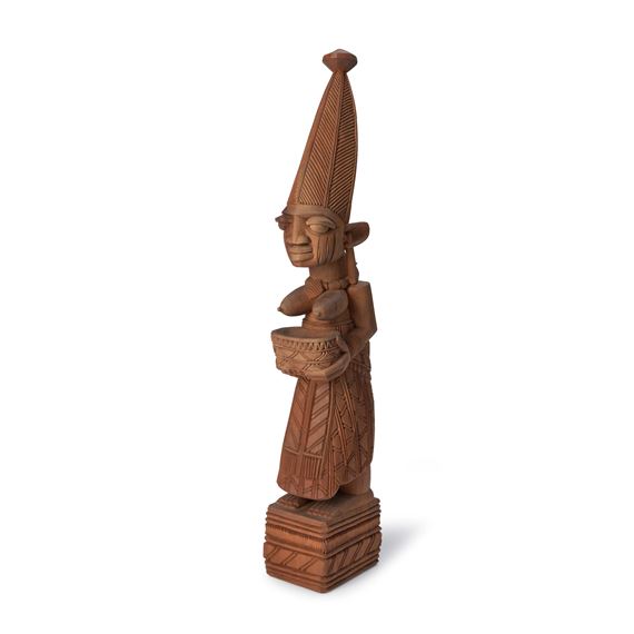 Lamidi Fakeye | A contemporary Yoruba wood sculpture | MutualArt