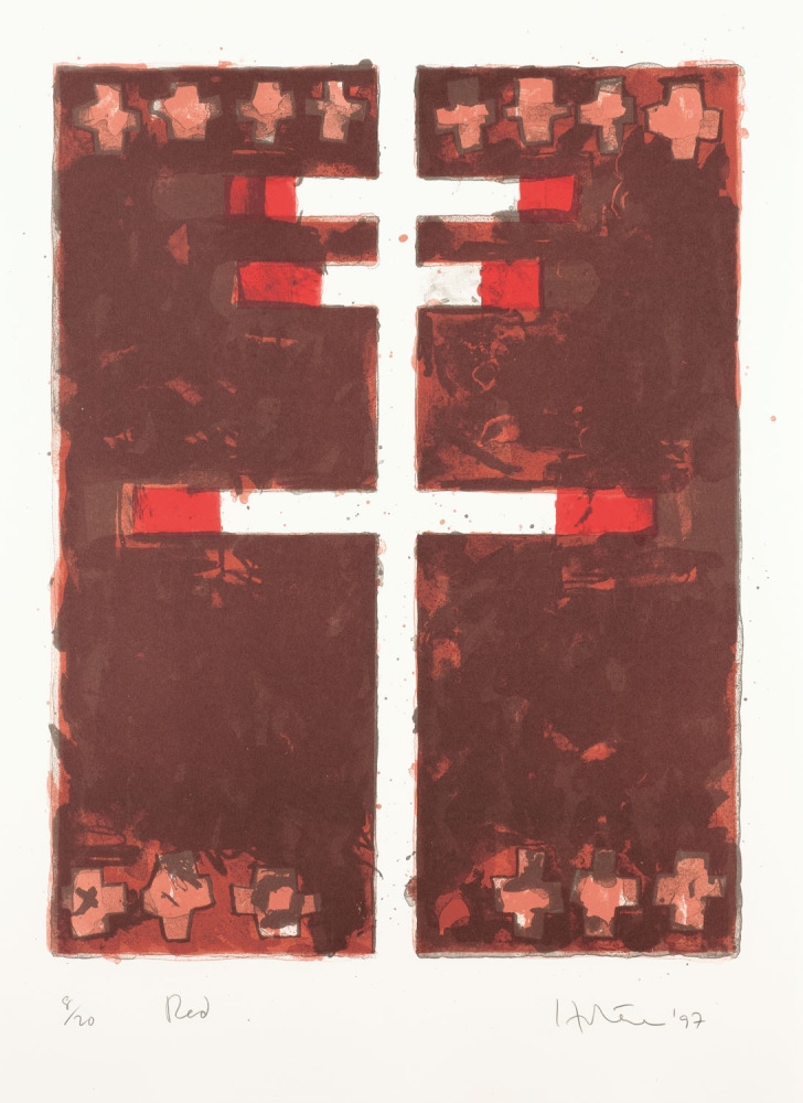 Ralph Hotere | Te Whiti: from Hone Tuwhare's 'Not by Wind Ravaged ...