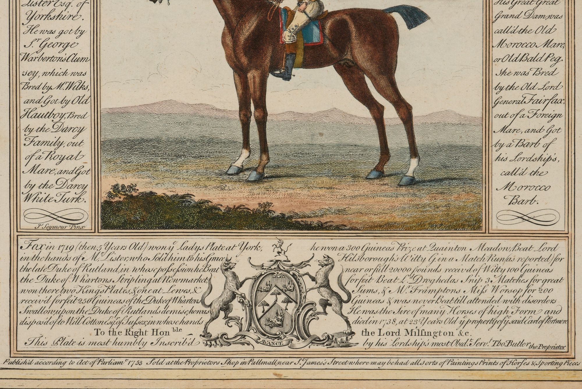 Thomas Butler | The Portraiture of Fox (1753) | MutualArt