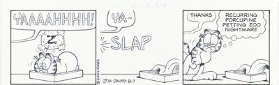 Jim Davis | Jim Davis Garfield Daily Comic Strip Original Art dated 8-7 ...