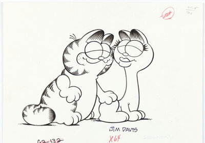 Garfield And Arlene Coloring Pages [2025]