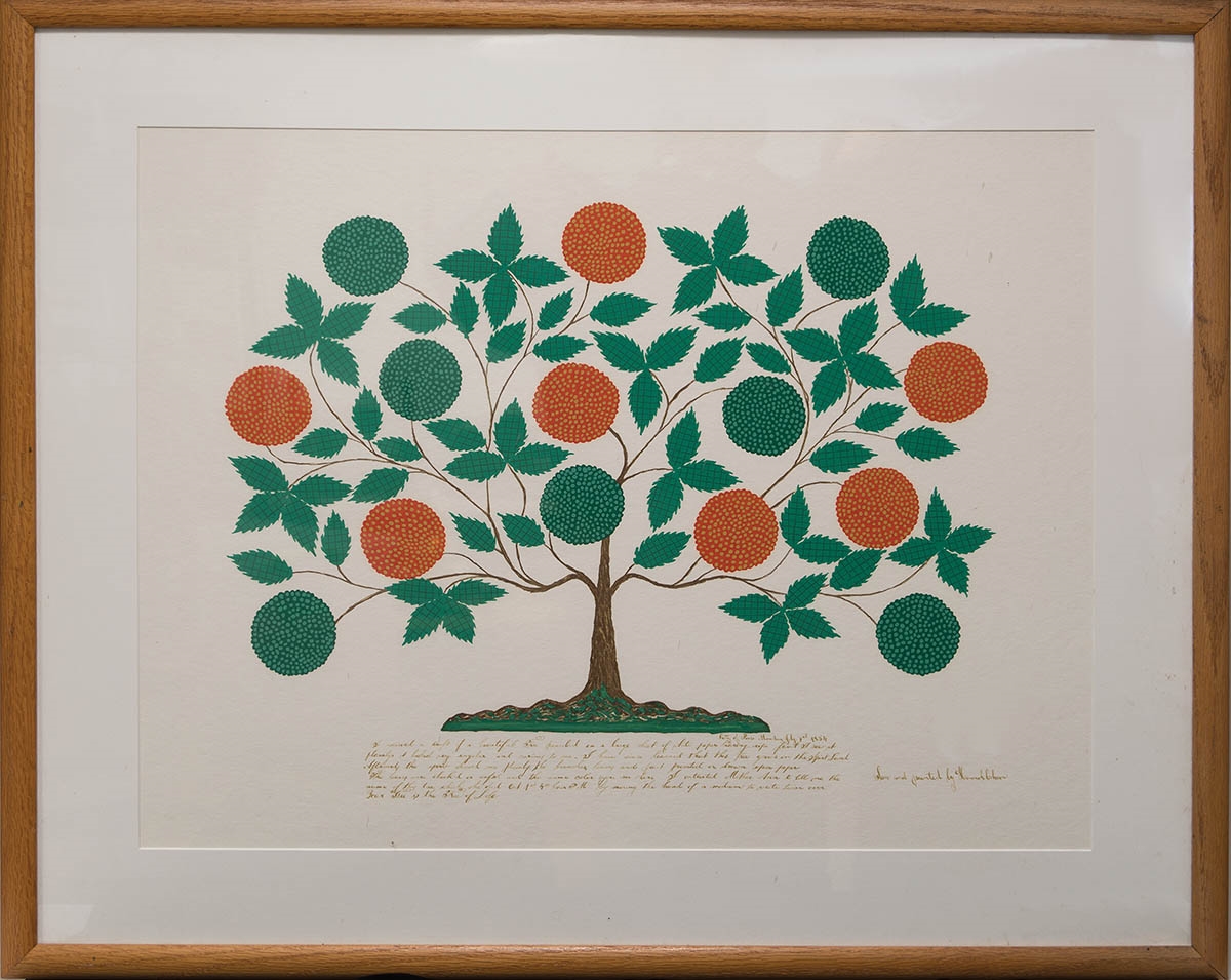 Hannah Cohoon | Shaker Tree of Life (1854) | MutualArt