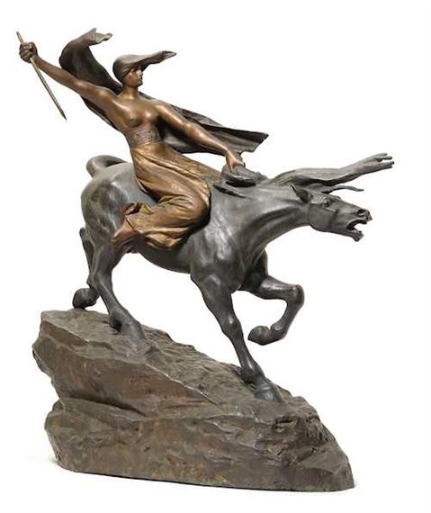 Stephan Abel Sinding | SCULPTURE 'Amazon on horseback' (1902) | MutualArt