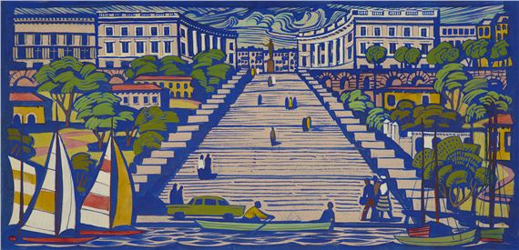 Yuriy Vladimirovich Pugachev | The Potemkin Stairs (1960s) | MutualArt