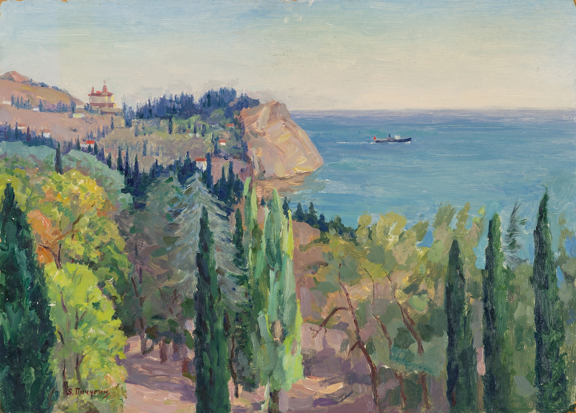 Sergei Ivanovich Pichugin | Karasan in autumn | MutualArt