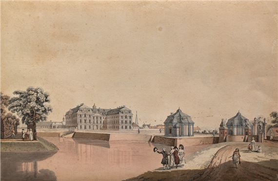 Edward Dayes | Brühl Castle (1799) | MutualArt