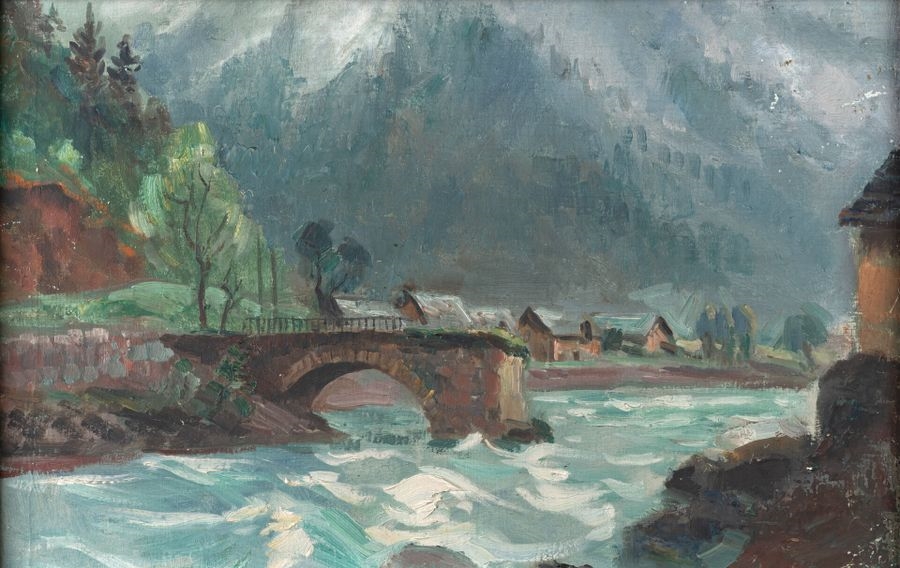 Raymond Louis Lecourt | Paysage Alpin | MutualArt
