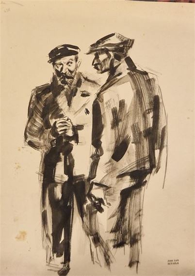 José Luis Rey Vila | REY VILA José Luis (1910-1983) Conversation Black ...