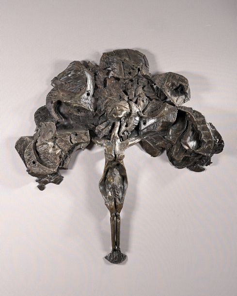 Modern School | MODERN SCHOOL Crucified figure wall sculpture... - Lot ...