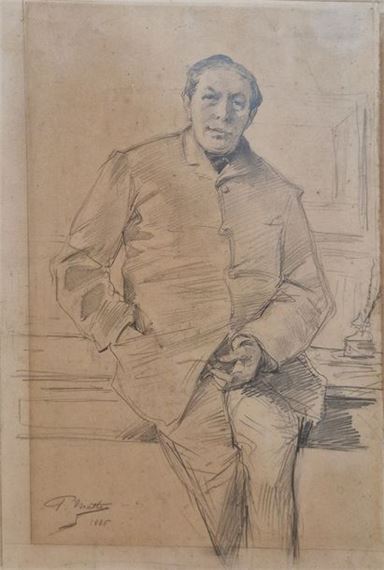 Paul Mathey | MATHEY Paul, 1844-1929, Portrait d'homme... - Lot 207 ...