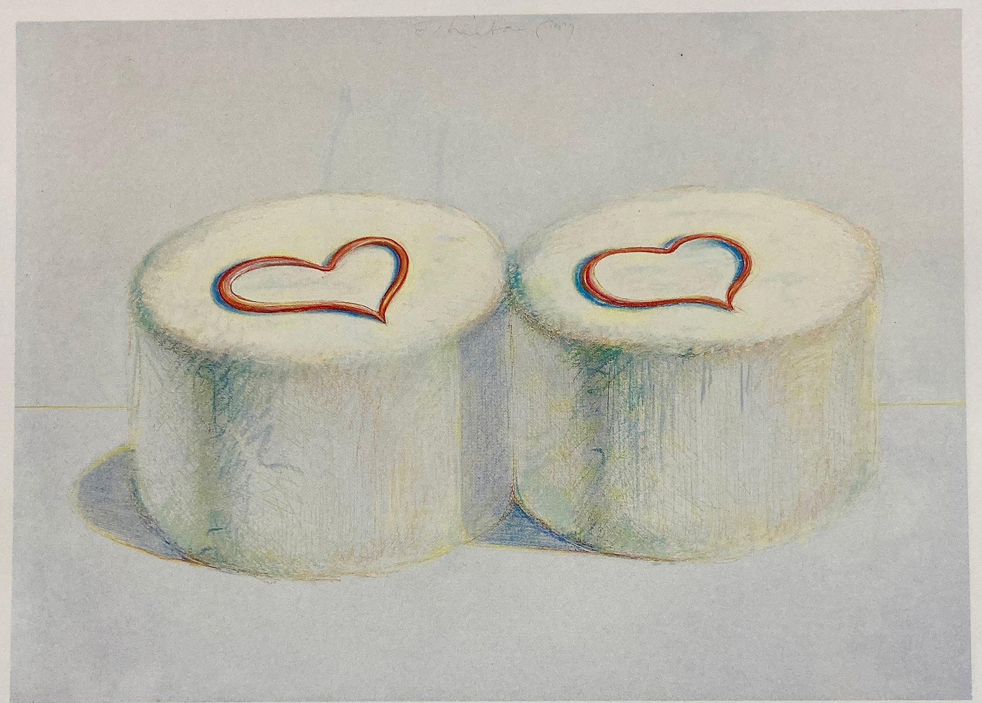 Wayne Thiebaud | PASTEL ROWS | MutualArt