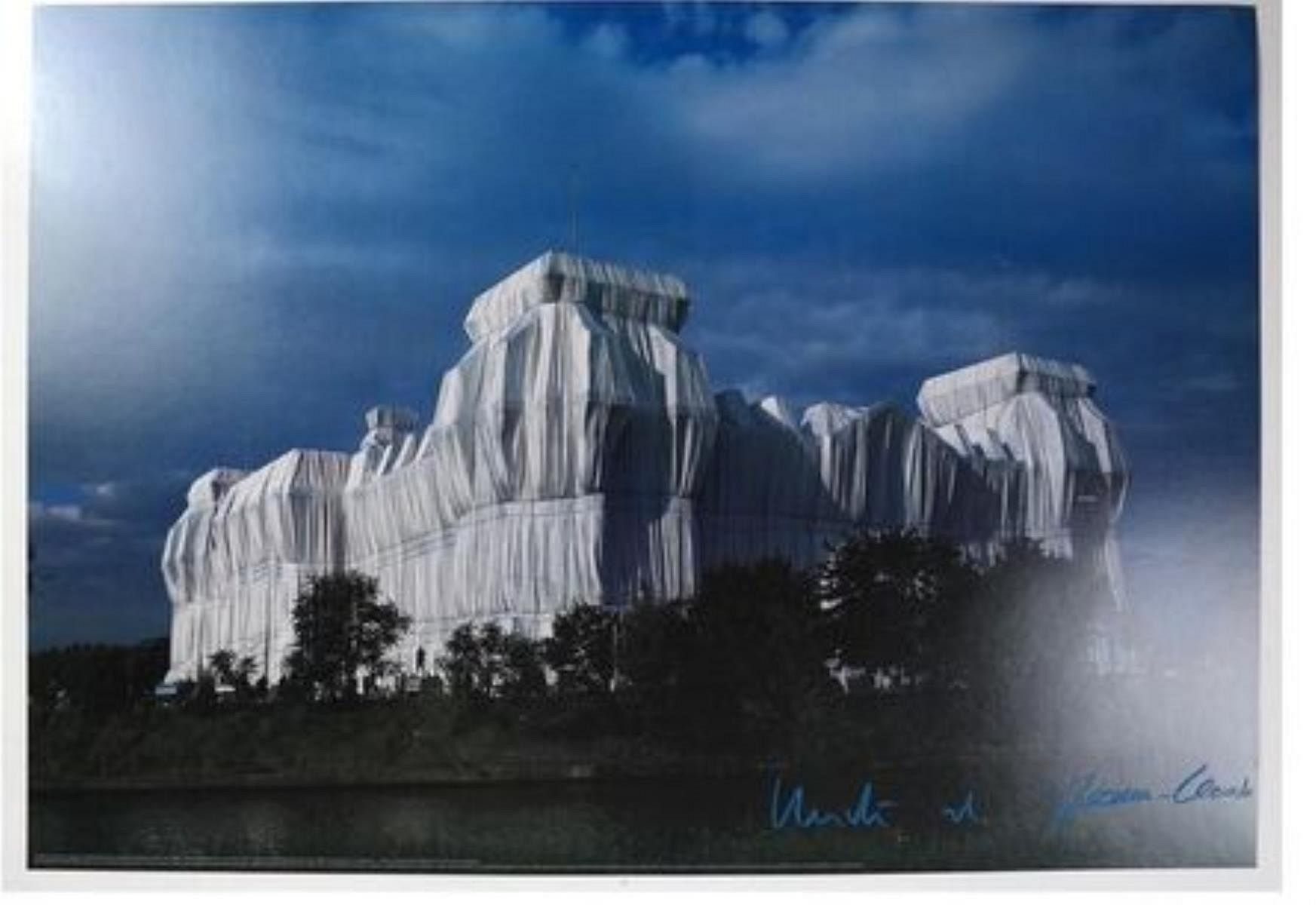 Christo | Christo - Wrapped Reichstag Project for Berlin III (1994 ...