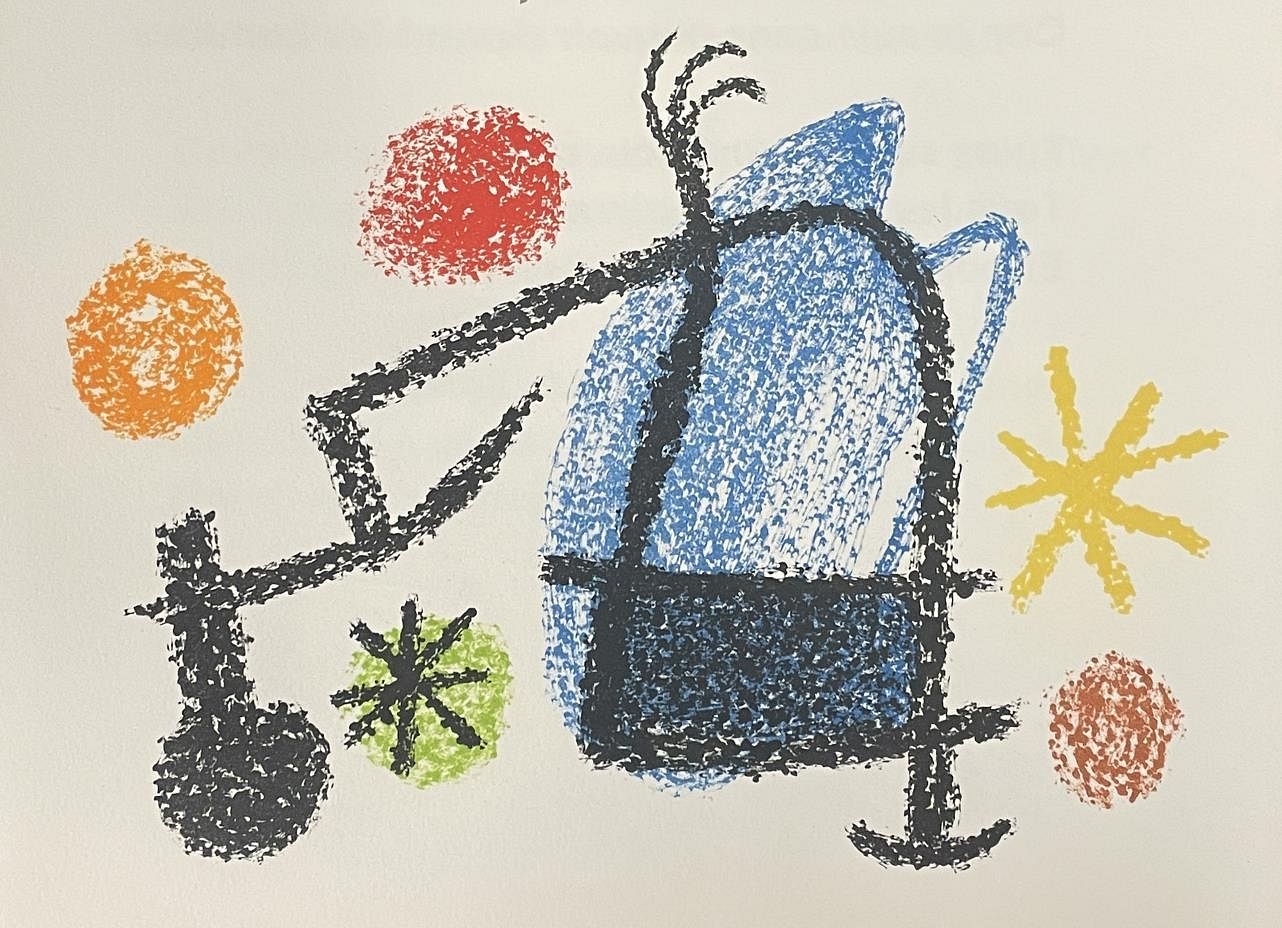 Joan Miró | Joan Miro - Plate 5 (1967) | MutualArt