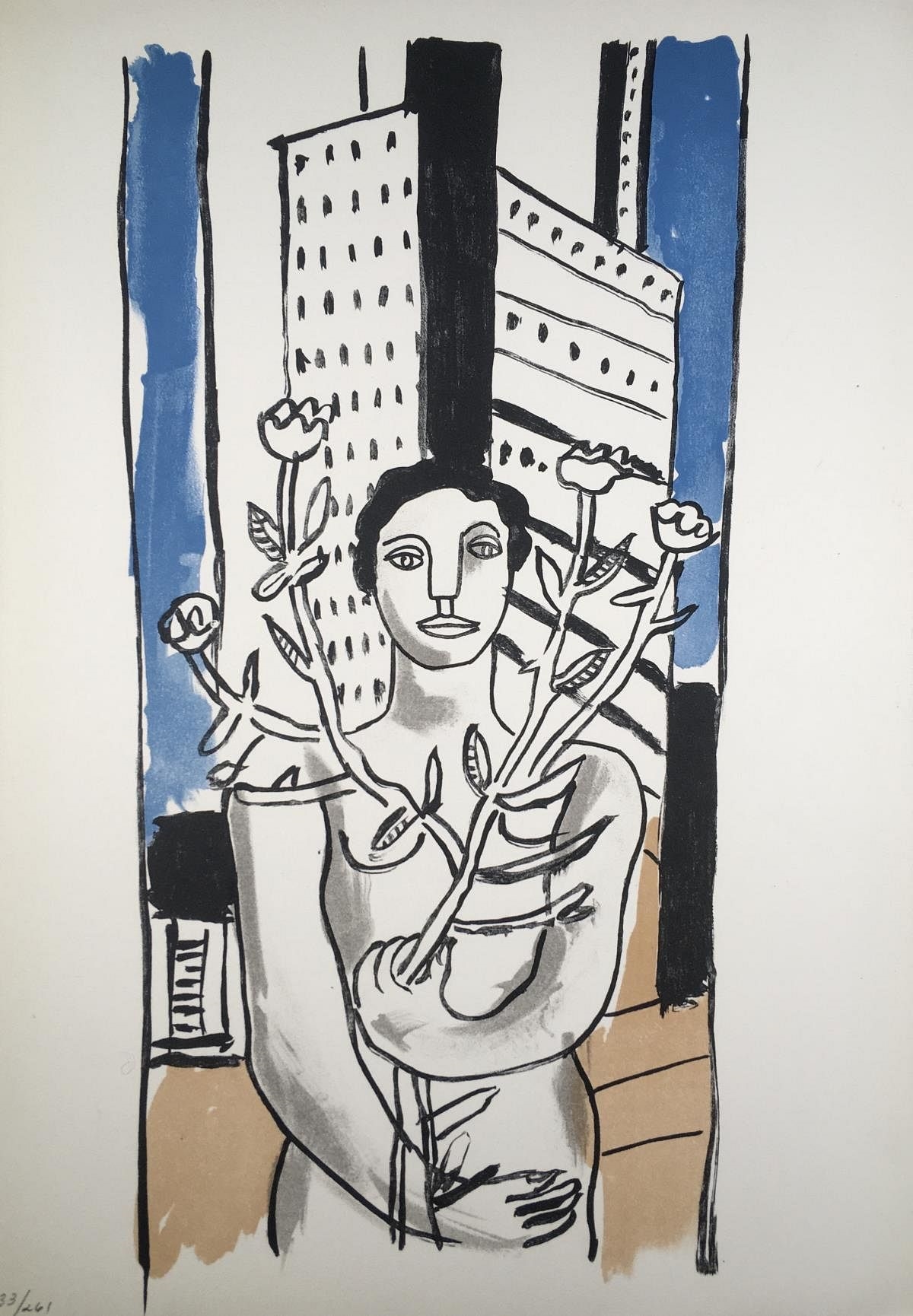 Fernand Léger | Fernand Leger - La Femme a la fleur (The Woman and the ...
