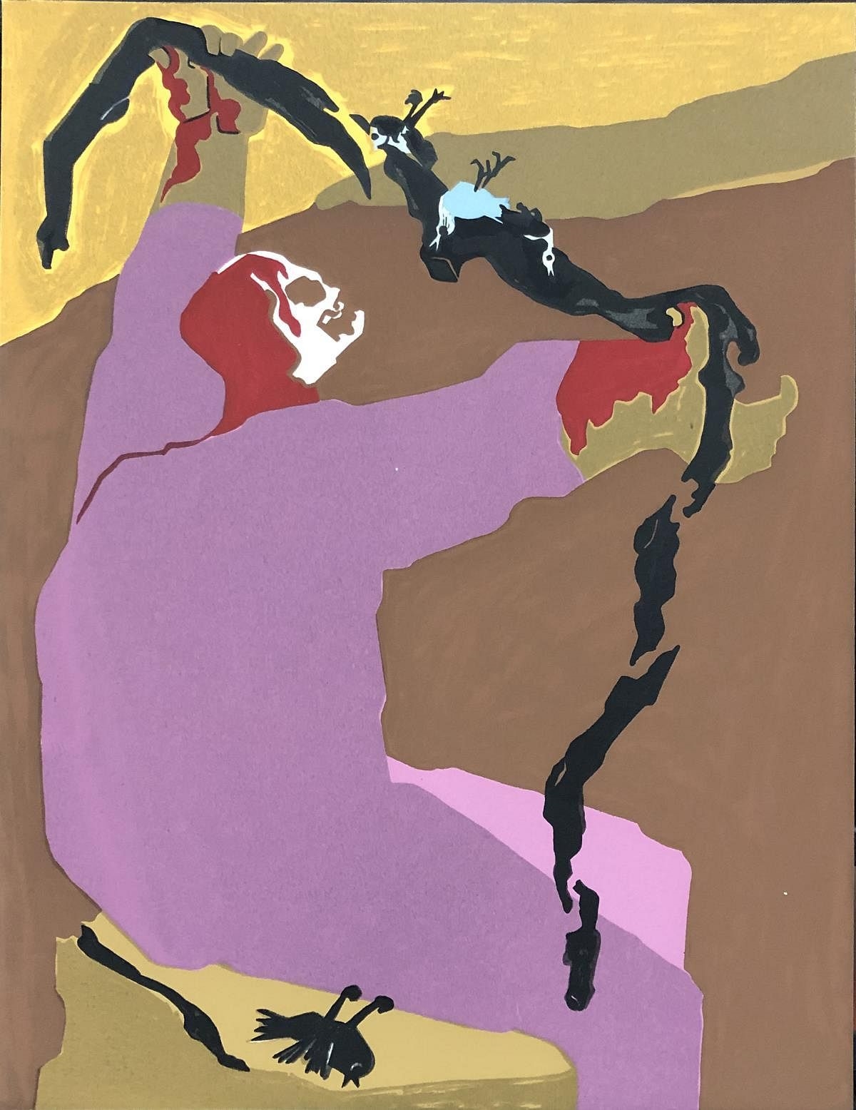 Jacob Lawrence | Eight Studies for The Book of Genesis (1989 - 1990 ...