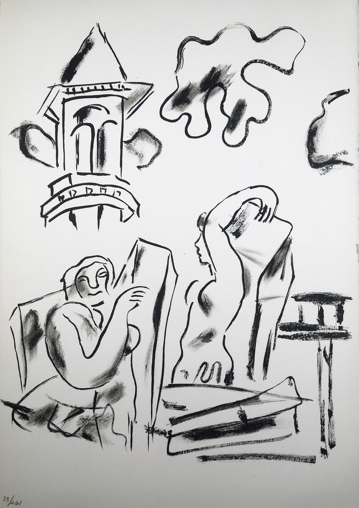 Fernand Léger | Fernand Leger - Les Batisseuses (The Builders (1960 ...