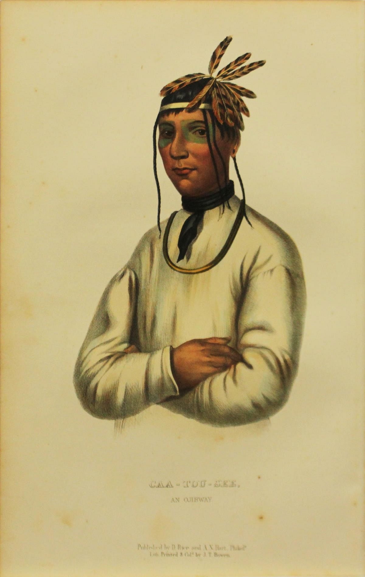 Charles Bird King | Charles Bird King - Caa Tou See An Ojibway (1858 ...