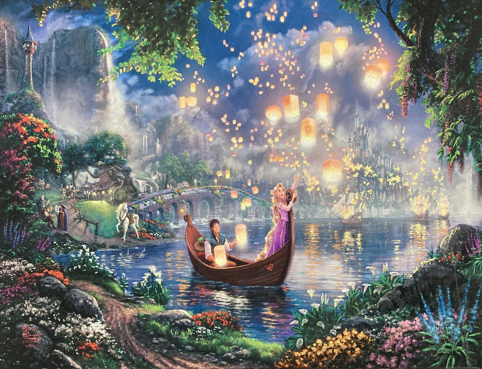 Thomas Kinkade | Thomas Kinkade Studios - Tangled (2013) | MutualArt
