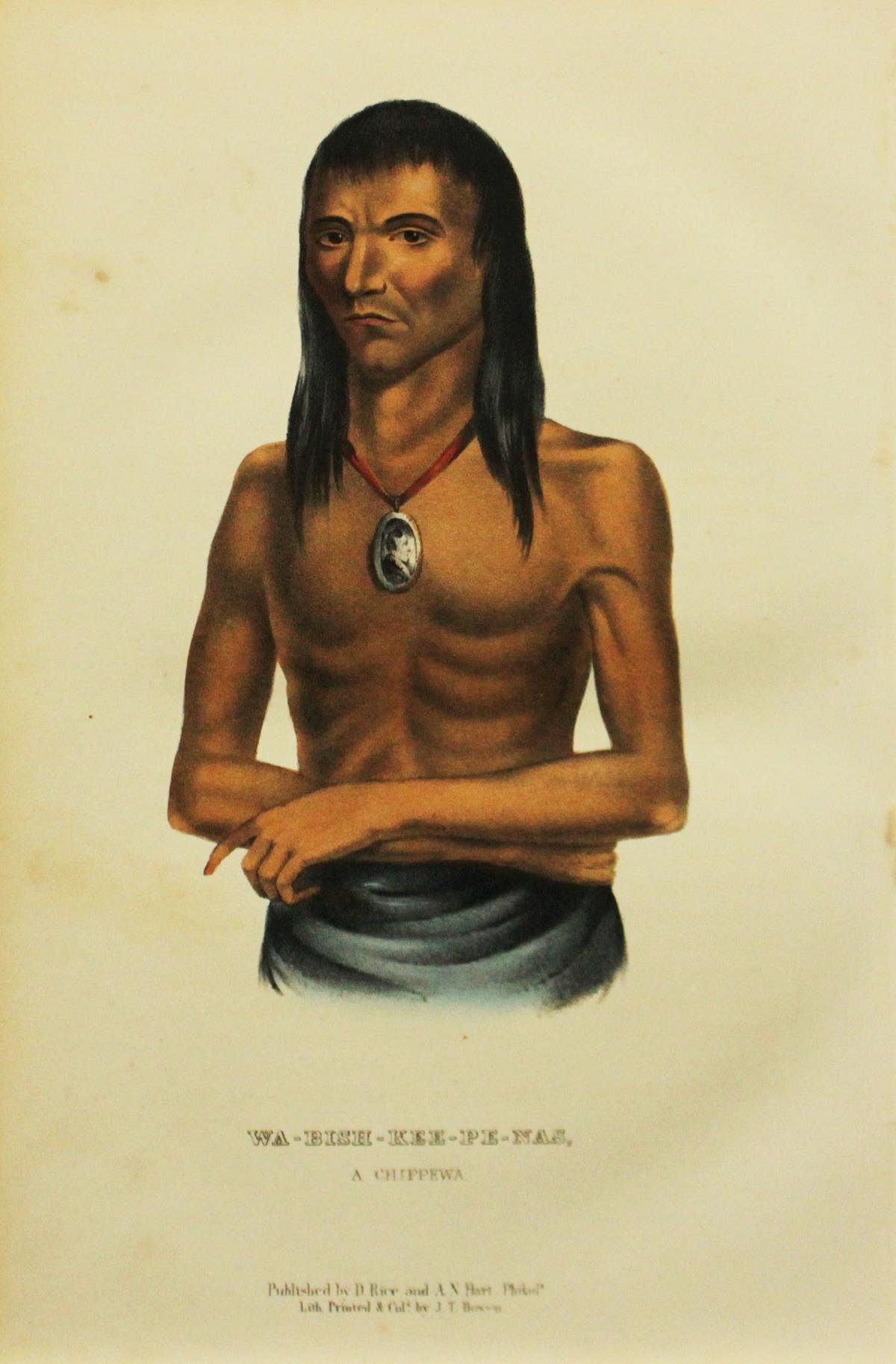 Charles Bird King | Charles Bird King - Wa Bish Kee Pe Nas A Chippewa ...