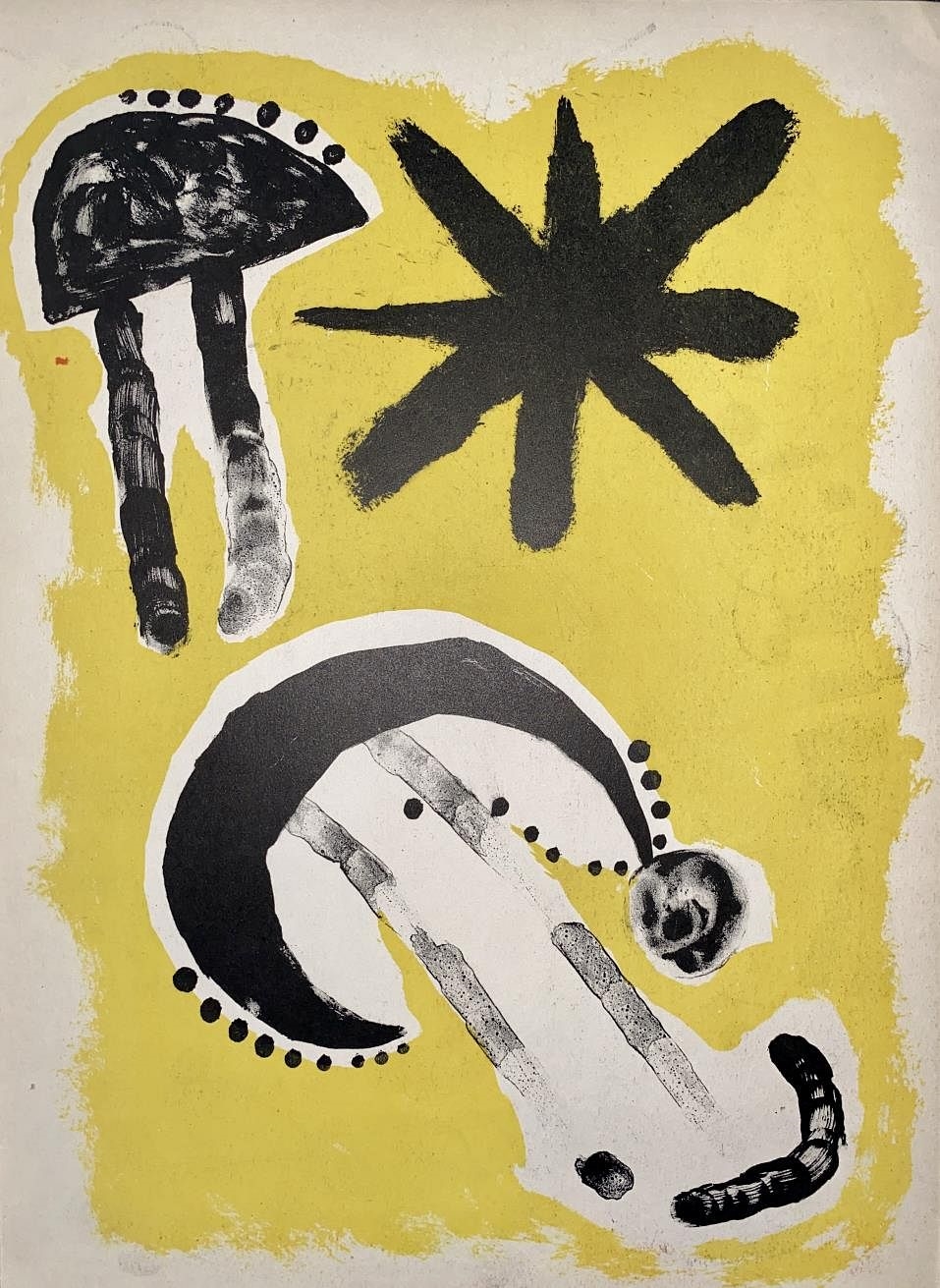 Joan Miró | Joan Miro - Double-sided Lithograph II from Derriere Le ...