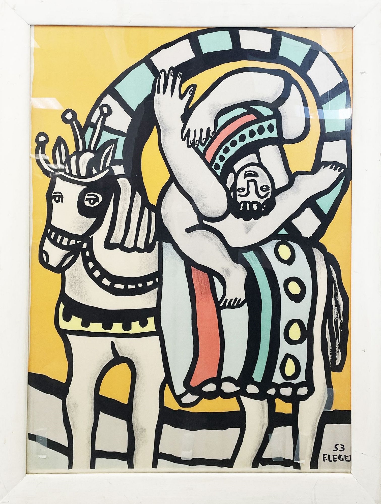 Fernand Léger | Fernard Leger (After) - The Acrobat with Horse by ...