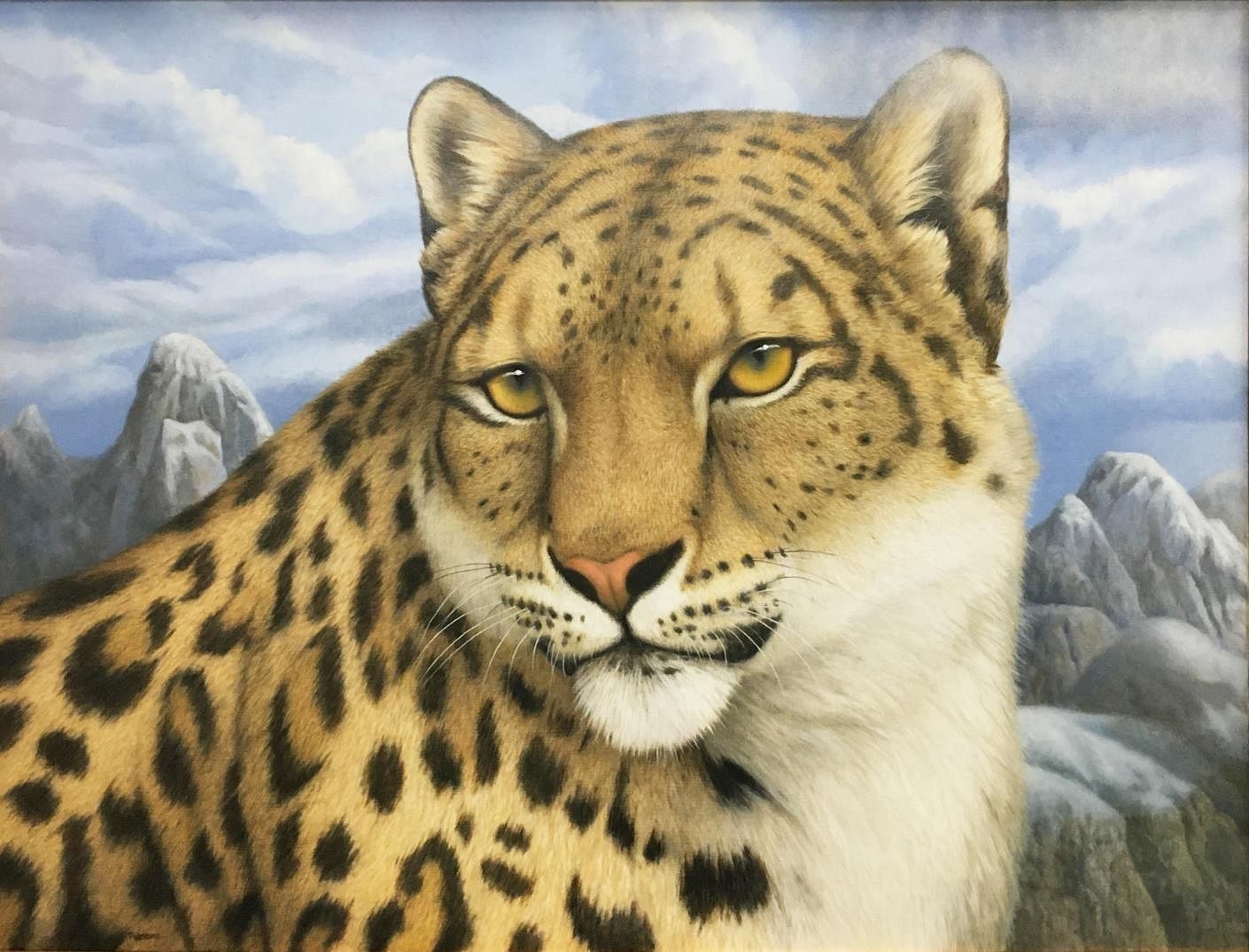 Tommy Dale Palmore | Tom Palmore - Snow leopard | MutualArt