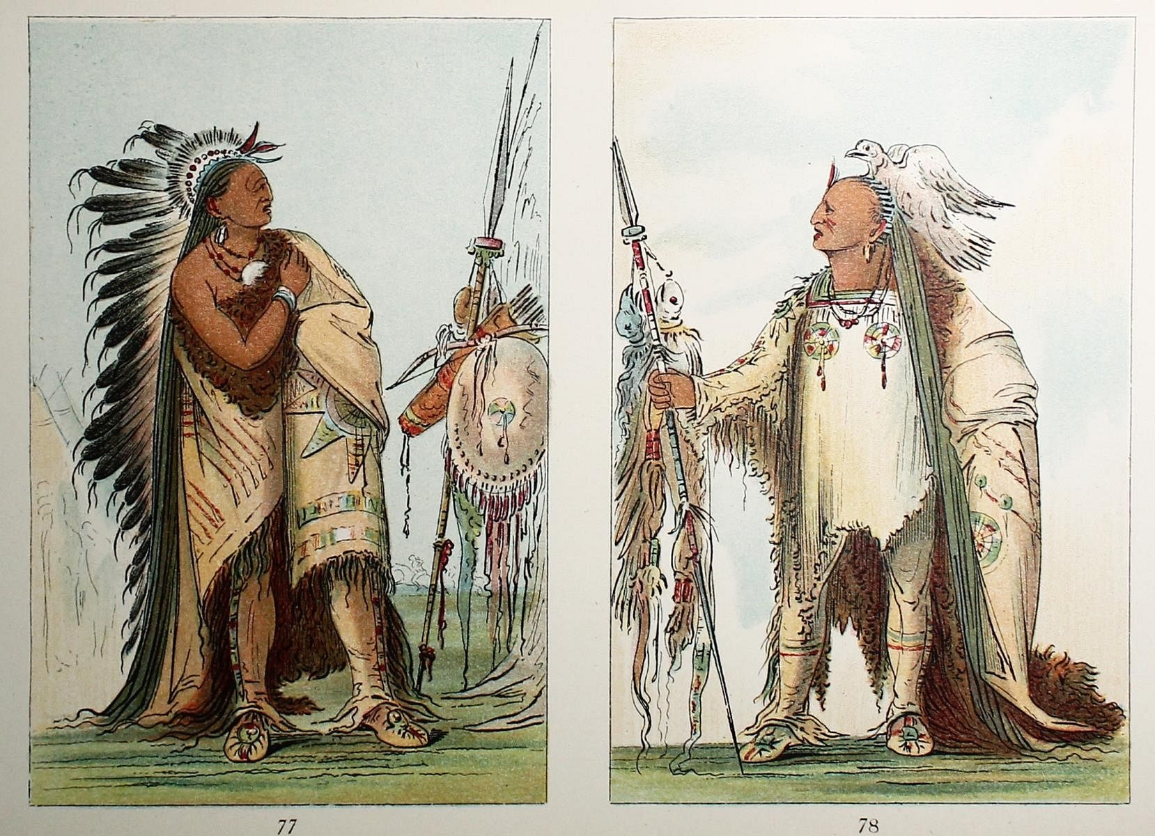 George Catlin | George Catlin - Plate 52 from The North American (1844 ...