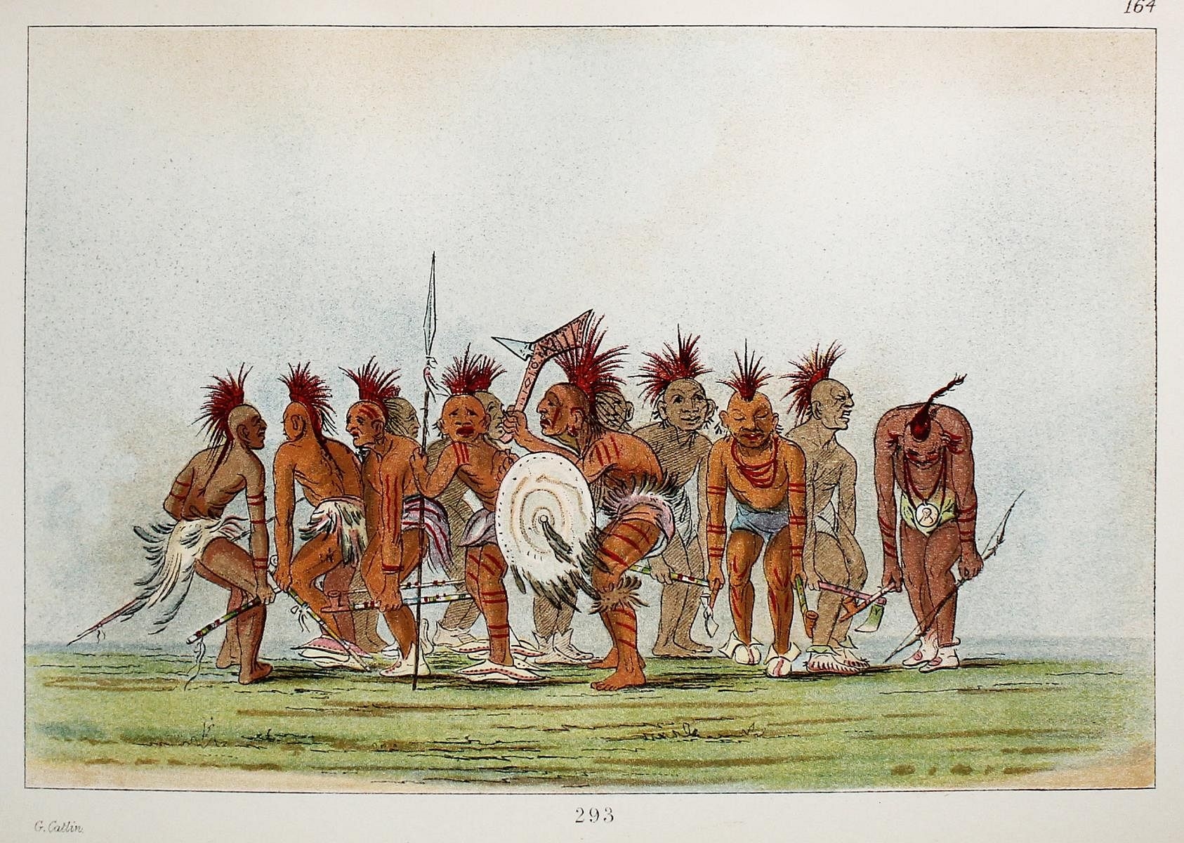 George Catlin | George Catlin - Plate 164 from The North American (1844 ...