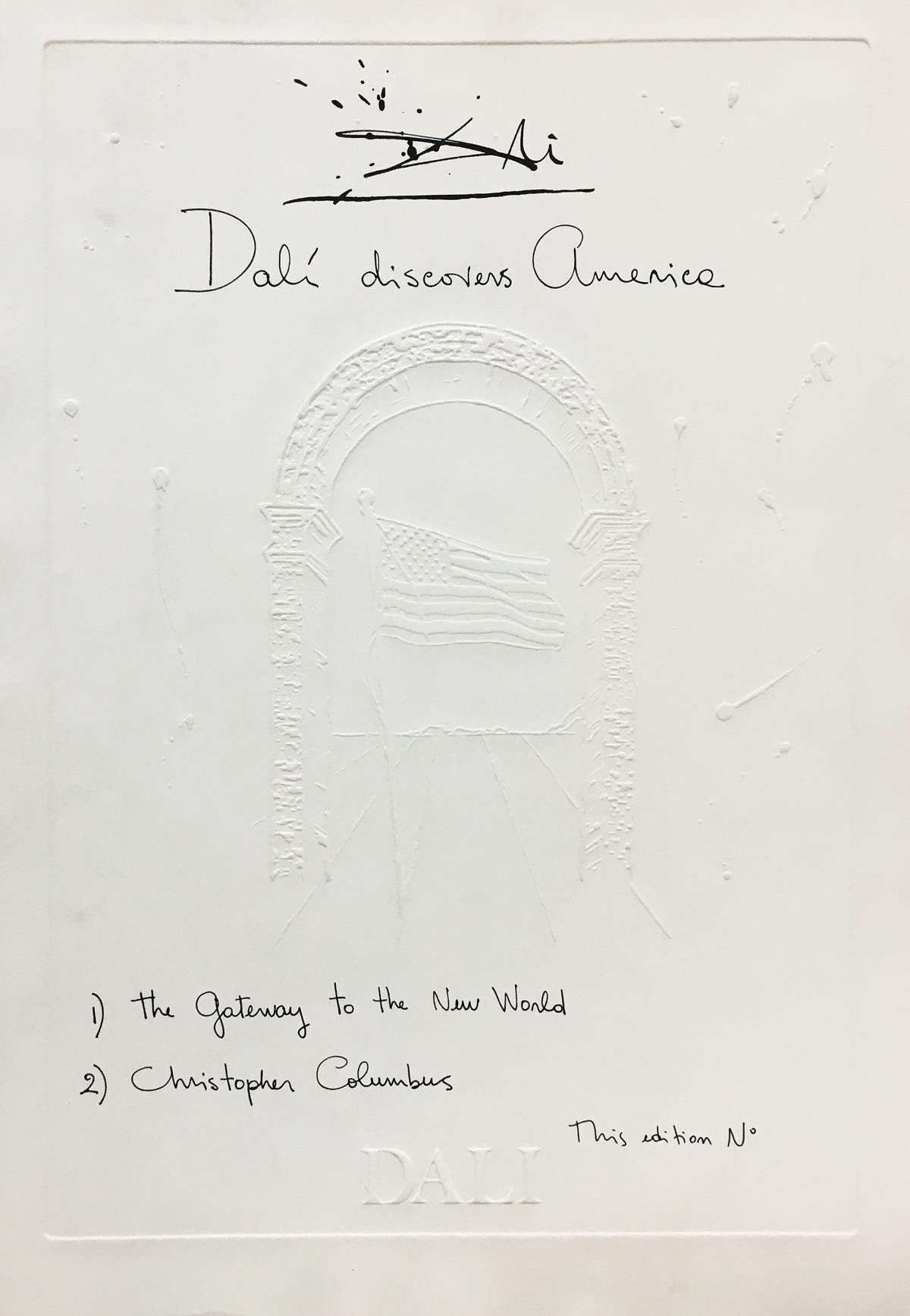 Salvador Dalí | Salvador Dali - Cover Sheet from Dali Discovers (1979 ...