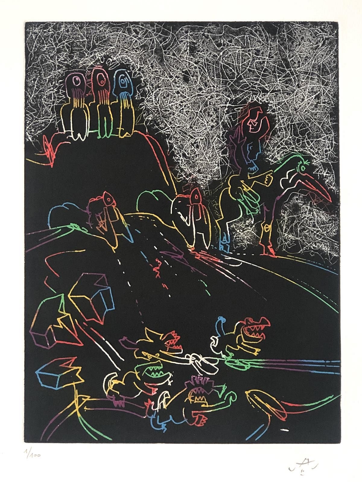 Roberto Matta | 10 works: Hom'mere (1975) | MutualArt