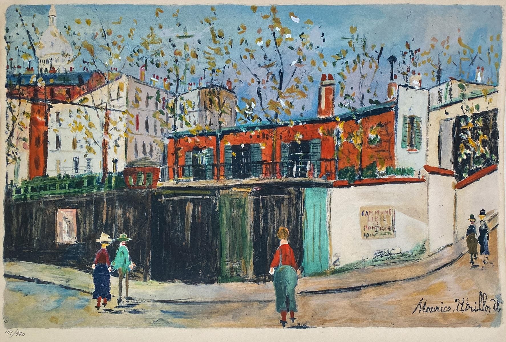 Maurice Utrillo | Tavola 38 (1961) | MutualArt