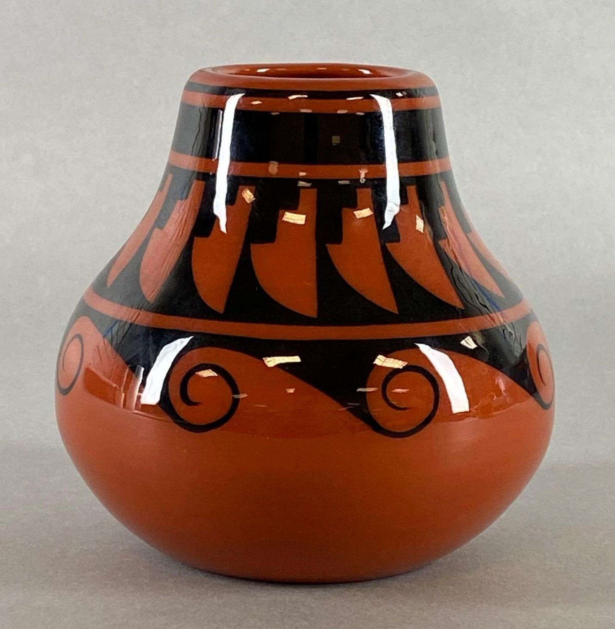 James Benally | Native American Navajo James Benally Glazed Pottery ...