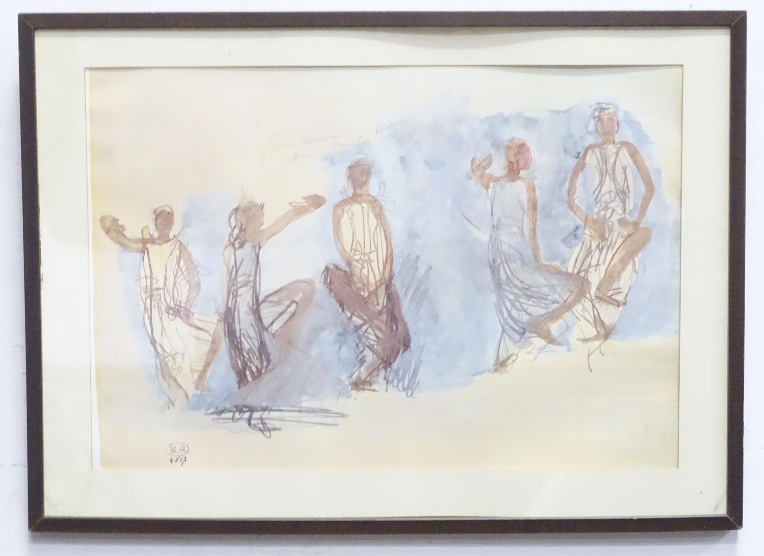 Auguste Rodin | A 20thC print after Auguste Rodin titled Five Studies ...