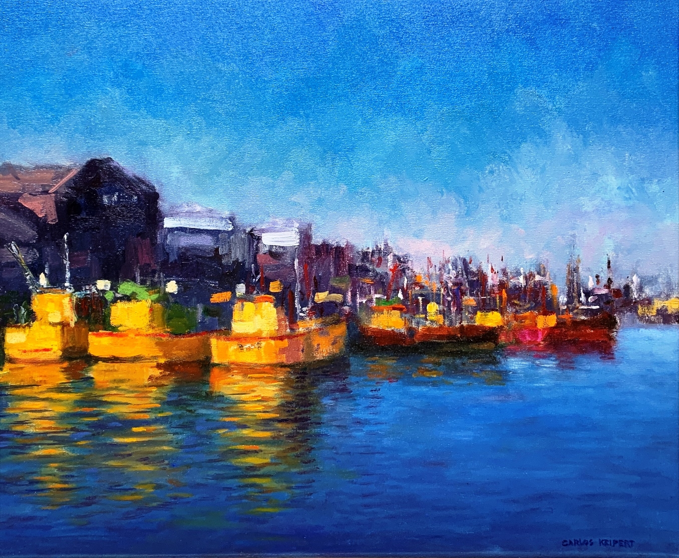 Carlos Keipert | Paisaje portuario | MutualArt