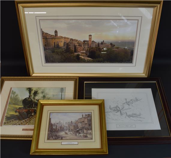 Don Breckon | Hurricane & Spitfire of WW2 print after David Hawker 58 ...