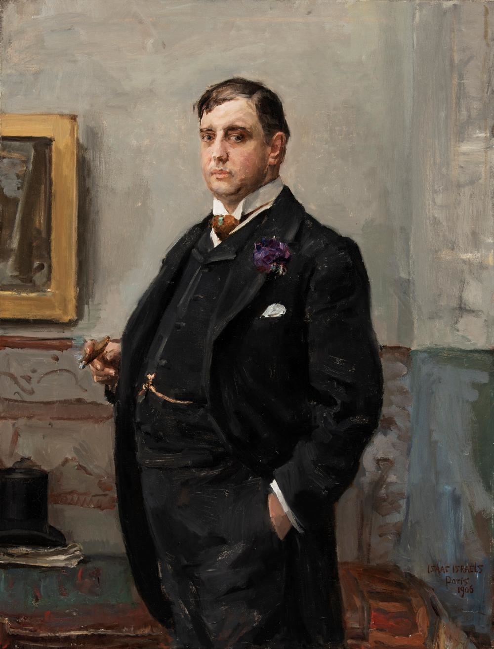 Isaac Israëls | A Revue girl, before a performance at the Scala Theatre ...