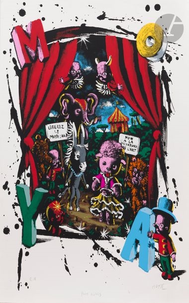 Patrick Moya | Free Moya Land (Circa 2017) | MutualArt