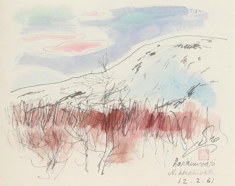 Aage Rudolf Hans Gitz-Johansen | Three compositions with resp | MutualArt