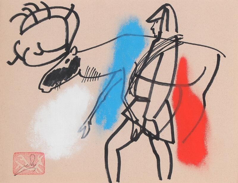 Aage Rudolf Hans Gitz-Johansen | Three compositions with resp | MutualArt